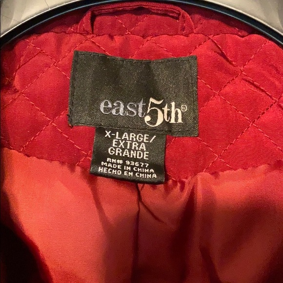 East 5th | Jackets & Coats | Quilted Ladies Deep Red Jacket | Poshmark